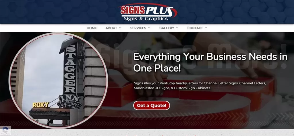 Portfolio – Sign Company Websites